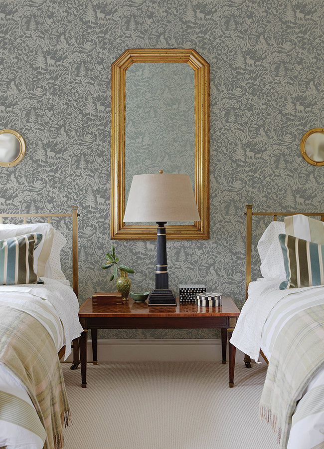 3125-72321 Alrick Charcoal Forest Venture Wallpaper – wallcoveringsmart