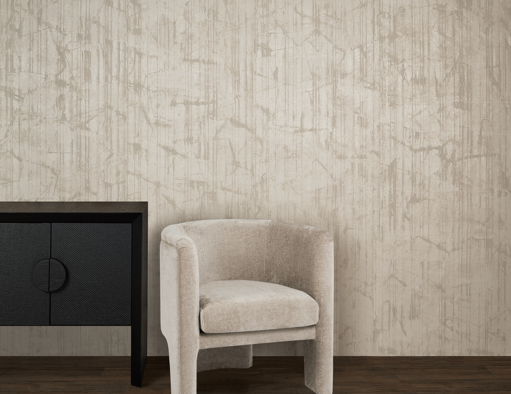 10552 Fluted Plaster Wallpaper Mink Wallcoverings – wallcoveringsmart