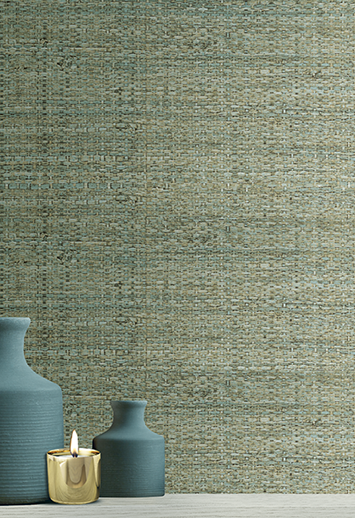 1354 Vinyl Wicker Wallpaper Blue Stream Wallcoverings – wallcoveringsmart