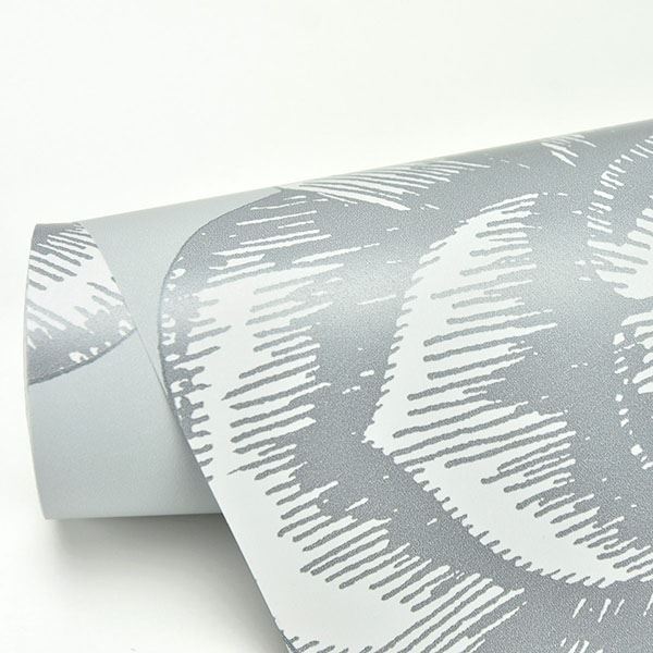 2763-24240 Fanciful Silver Floral Wallpaper – wallcoveringsmart