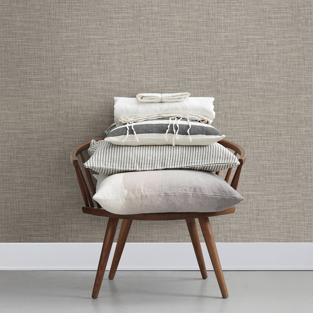 2829-82066 In the Loop Cream Faux Grasscloth Wallpaper – wallcoveringsmart