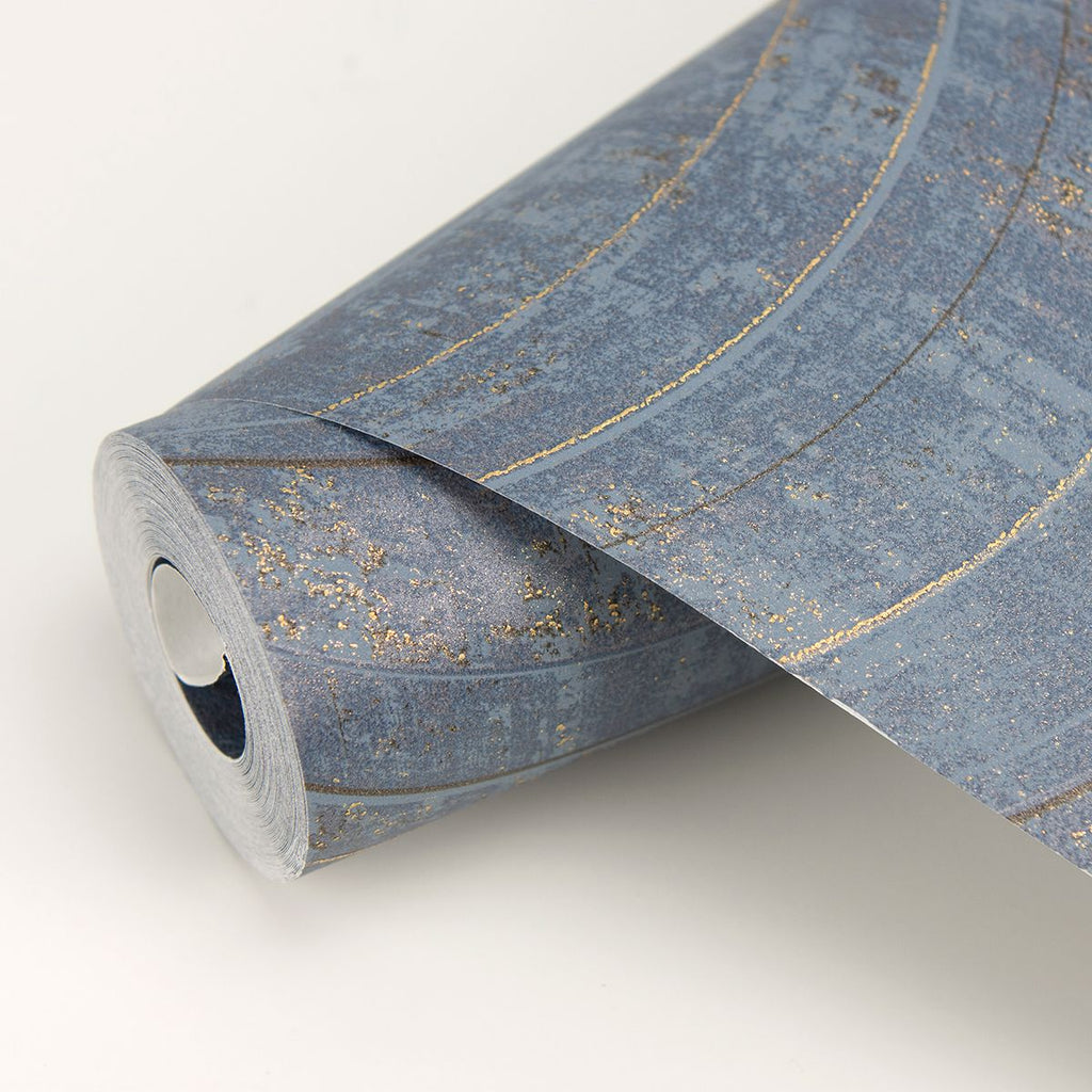 2927-10805 Hydra Blue Geometric Wallpaper – wallcoveringsmart