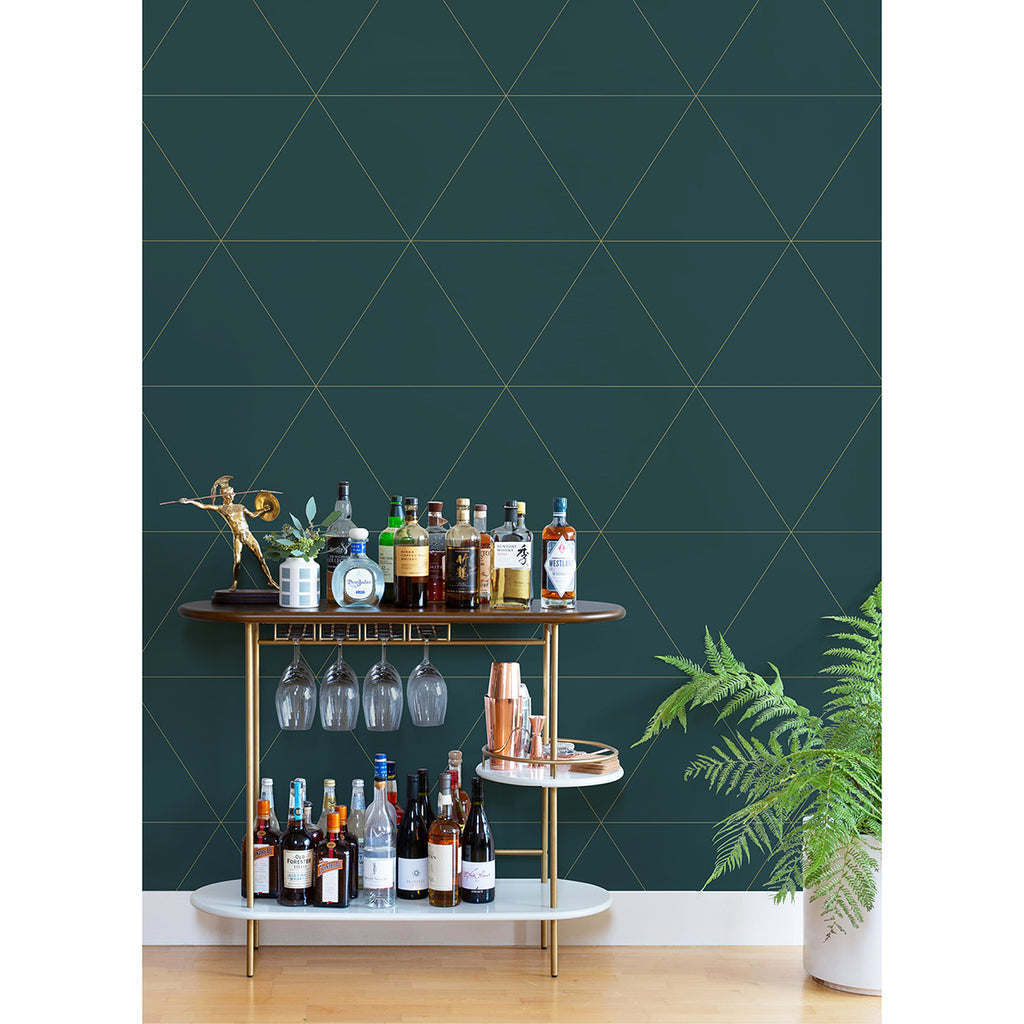 2973-91030 Twilight Indigo Geometric Wallpaper – wallcoveringsmart