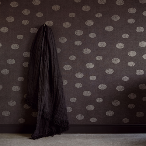 379045 Caro Charcoal Polka Dots Wallpaper – wallcoveringsmart