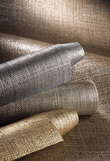 4535 Max's Metallic Raffia Wallpaper Heavy Metal Wallcoverings ...