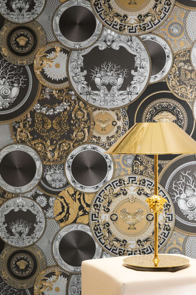 79136-4 Art de la Table Modern Baroque Versace 6 Wallpaper ...