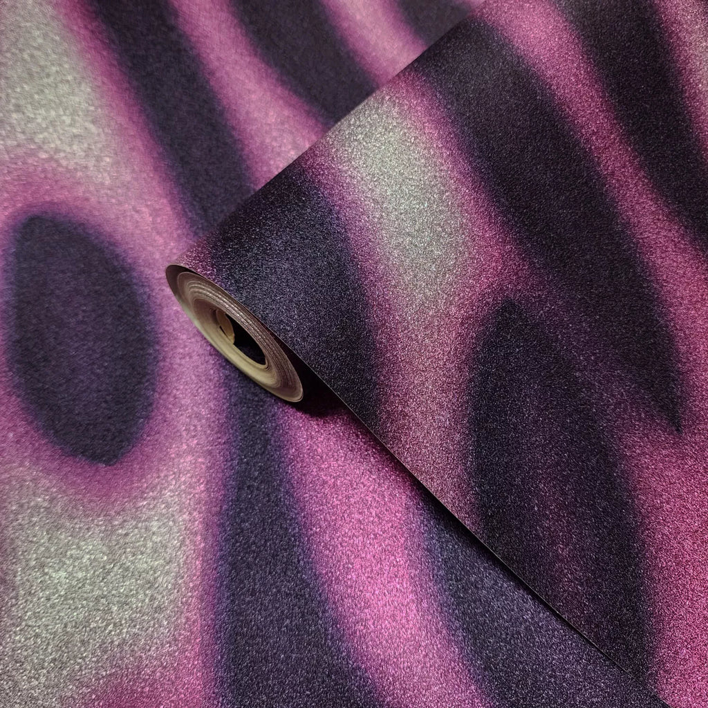 9622, 676004 Bling Wraith pink purple silver metallic foil abstract mo ...