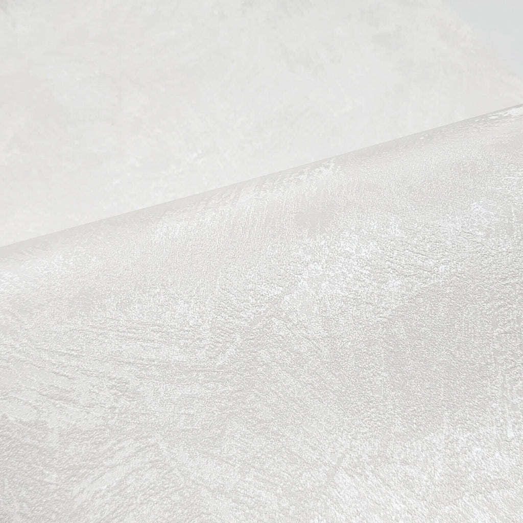 Z66823 Contemporary satin ivory off white faux concrete plaster textur ...