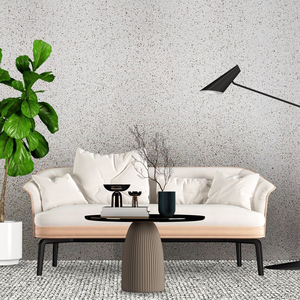 2302 Cream Off White Chip gold Stone Real Natural Mica Textured Plain ...