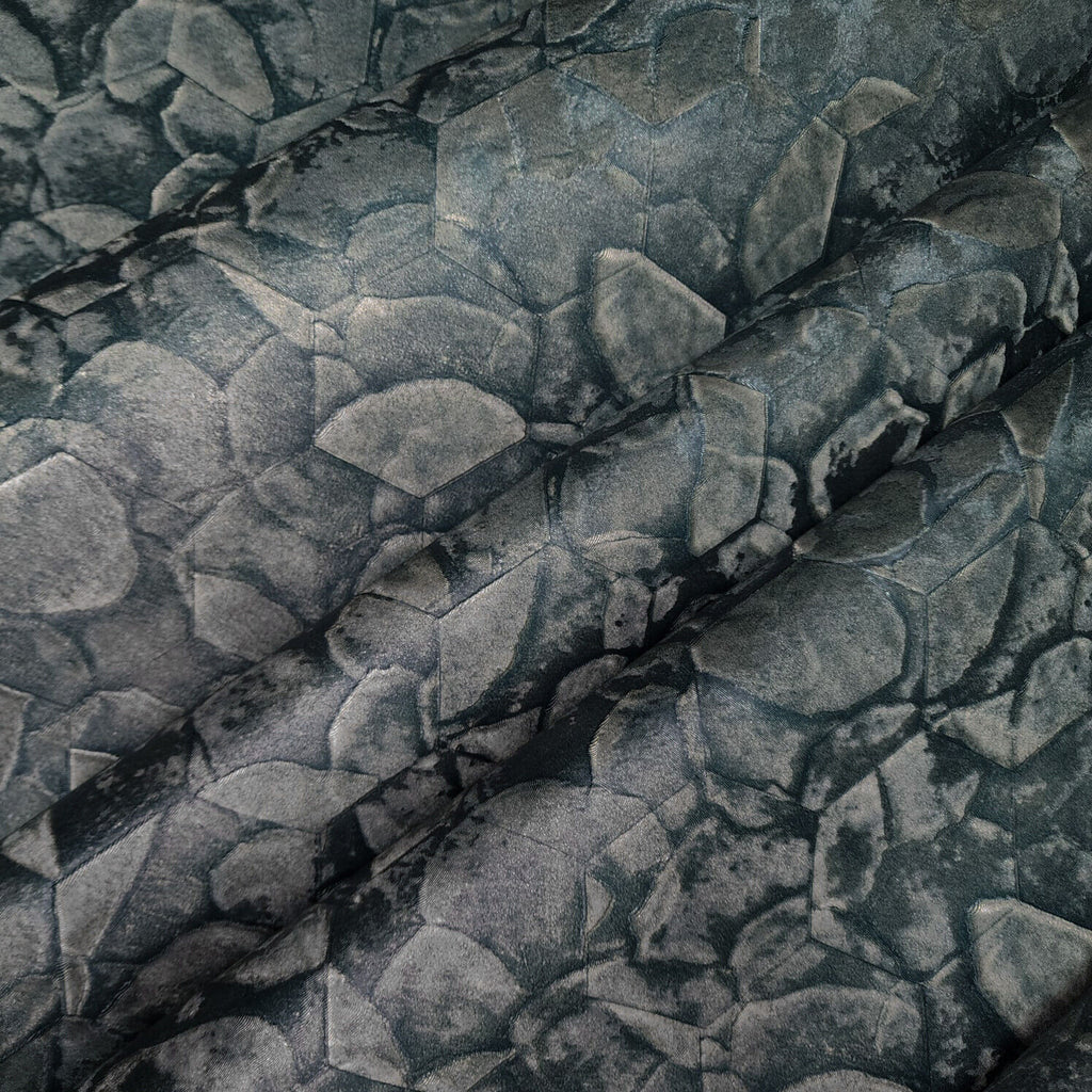 Z54507 Distressed blue brass metallic faux rocks stone plaster Texture ...