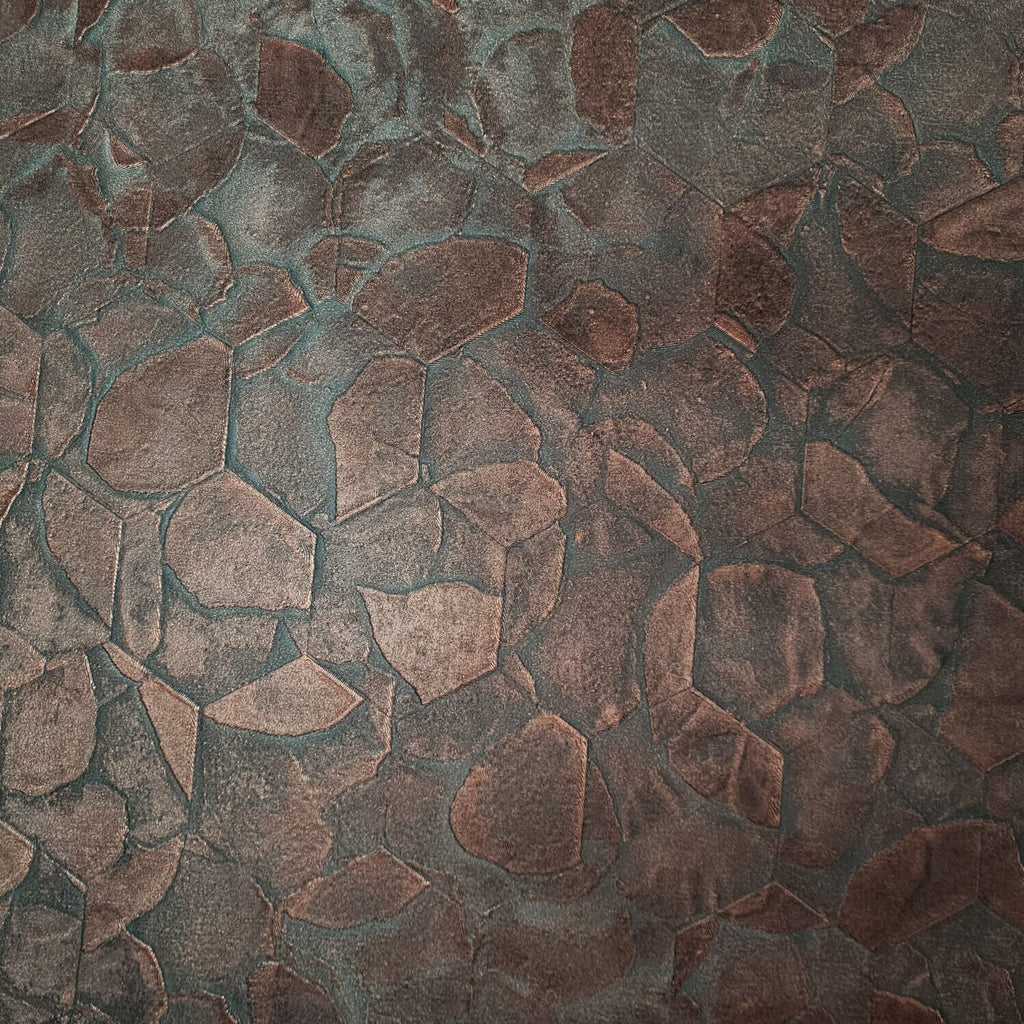 Z54504 Distressed copper gray bronze metallic faux plaster rocks Textu ...