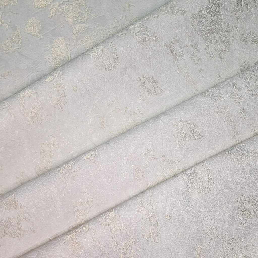 Z47032 Embossed contemporary ivory gold metallic faux plaster textured ...
