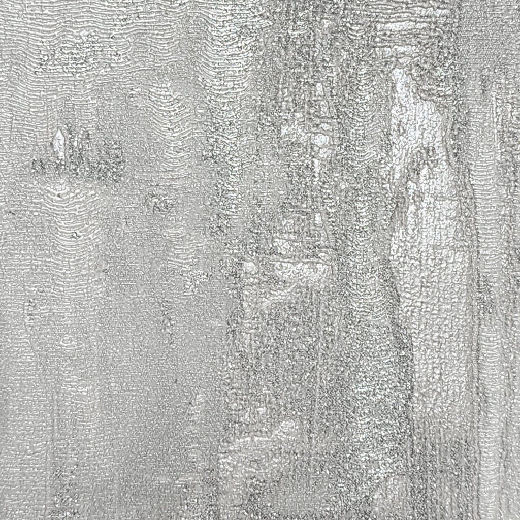 Z10934 Gray white silver metallic faux distressed metal plaster textur ...