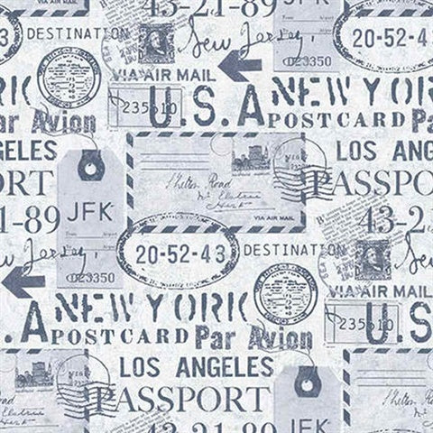 JP31302 Earhart Labels Wallpaper – wallcoveringsmart