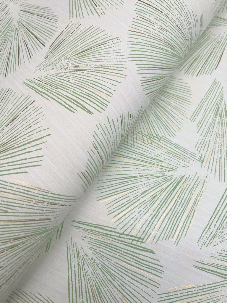 LM5352 Elora Leaf Green Wallpaper – wallcoveringsmart