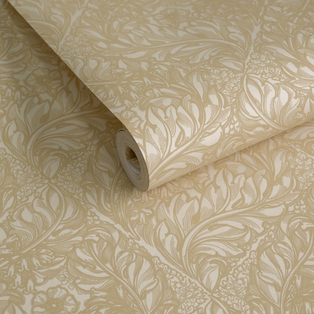 Lb25110 Floral Victorian Pattern with Stylized Leaves and Bellflowers ...