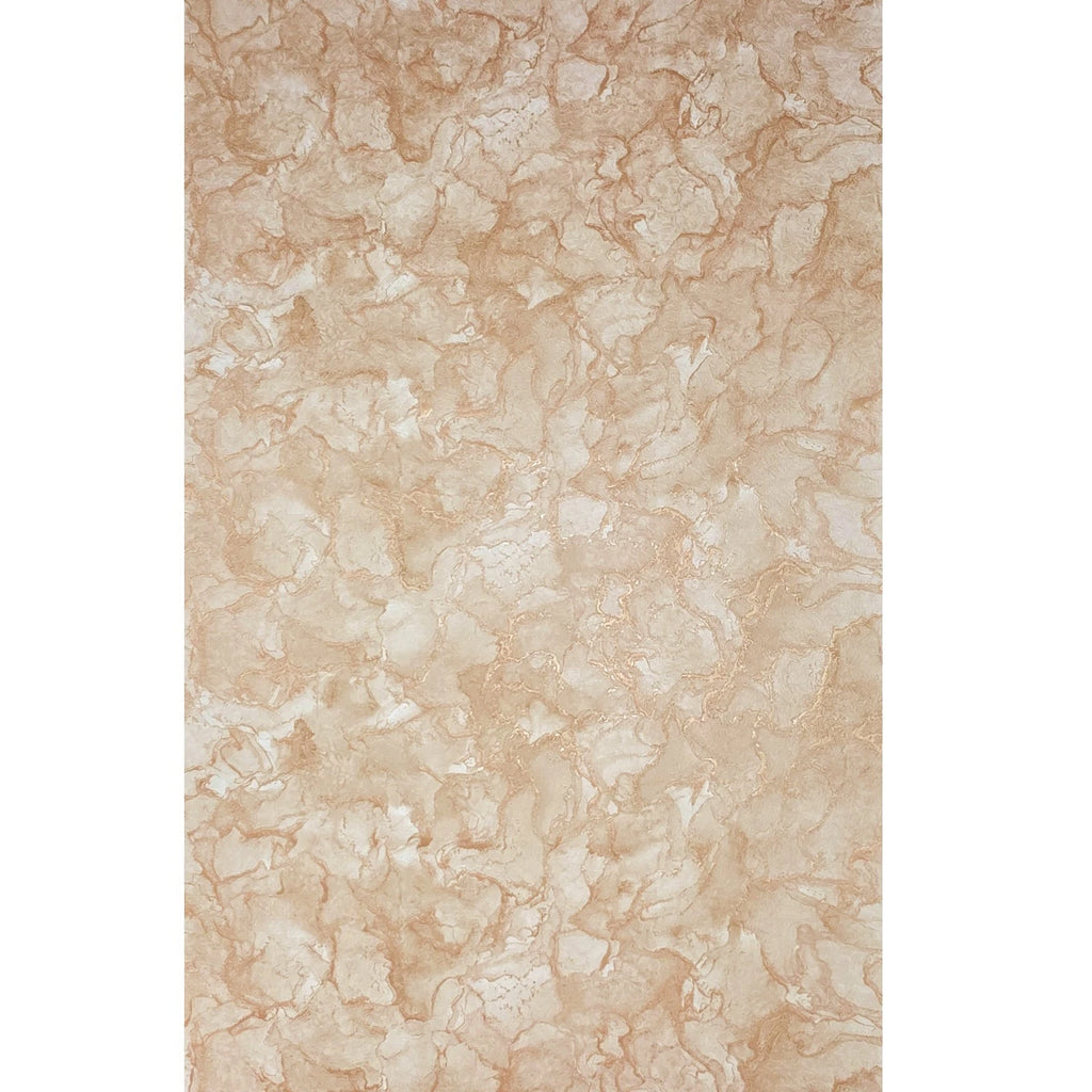 M31940 Modern buff Beige Tan rose gold metallic faux cracked plaster t ...