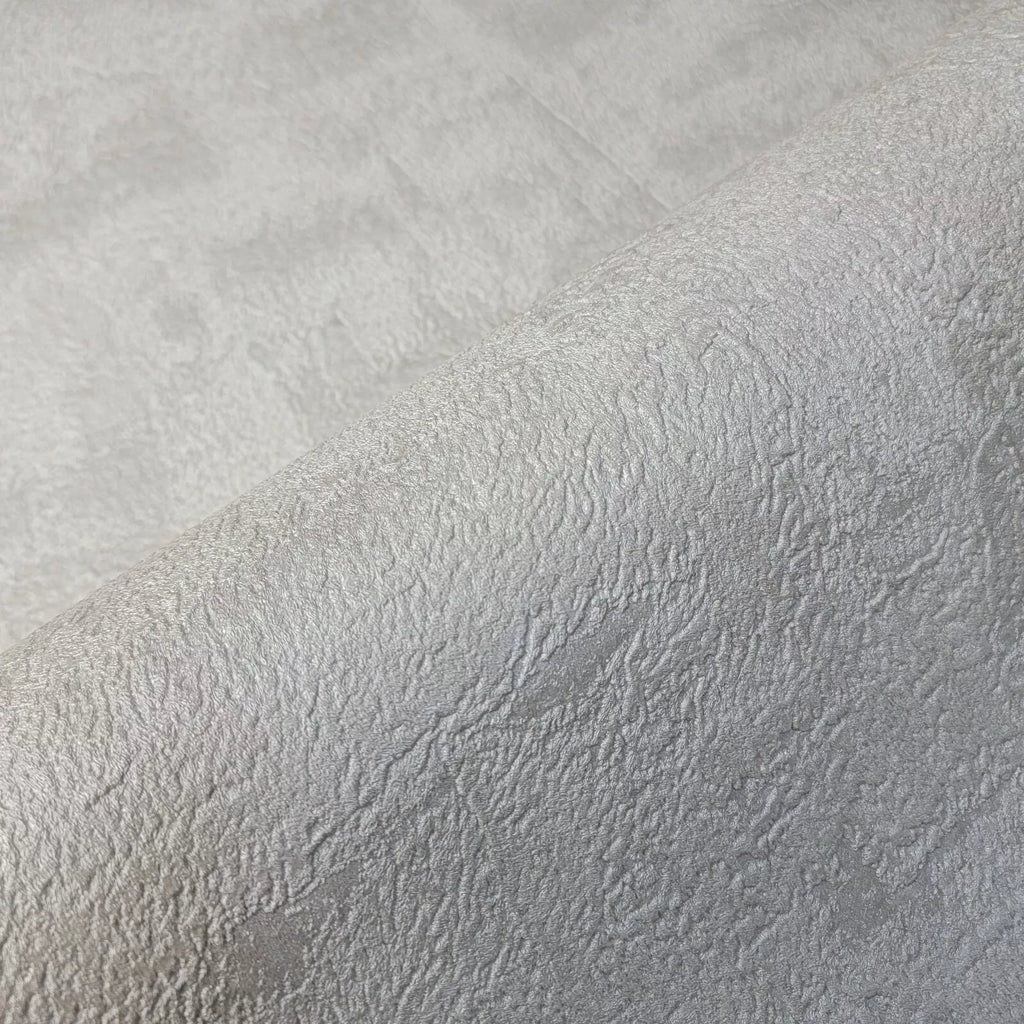 M5624 Textured Plain Wallpaper rolls cream off white faux concrete pla ...
