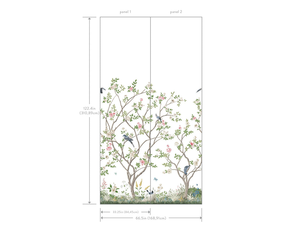 MU0317MW1 Ronald Redding Lingering Garden Wallpaper Mural ...