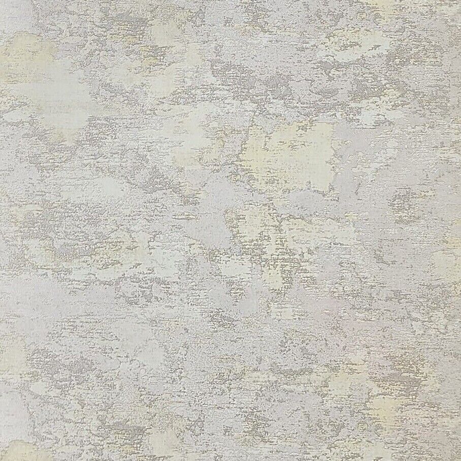 Z44905 Matte grayish tan gold cream faux vintage distressed plaster te ...