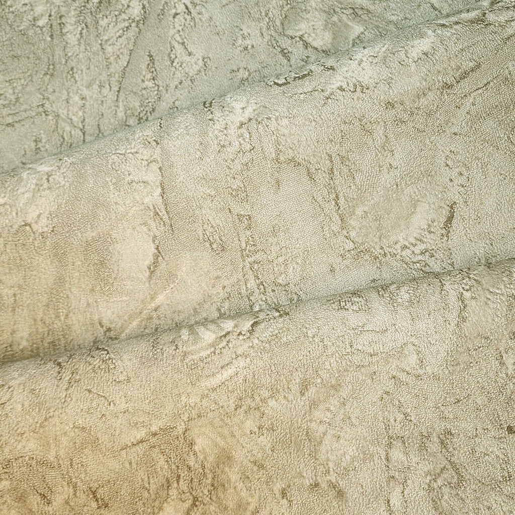 Z10924 Modern plain sand brass metallic faux plaster textured contempo ...