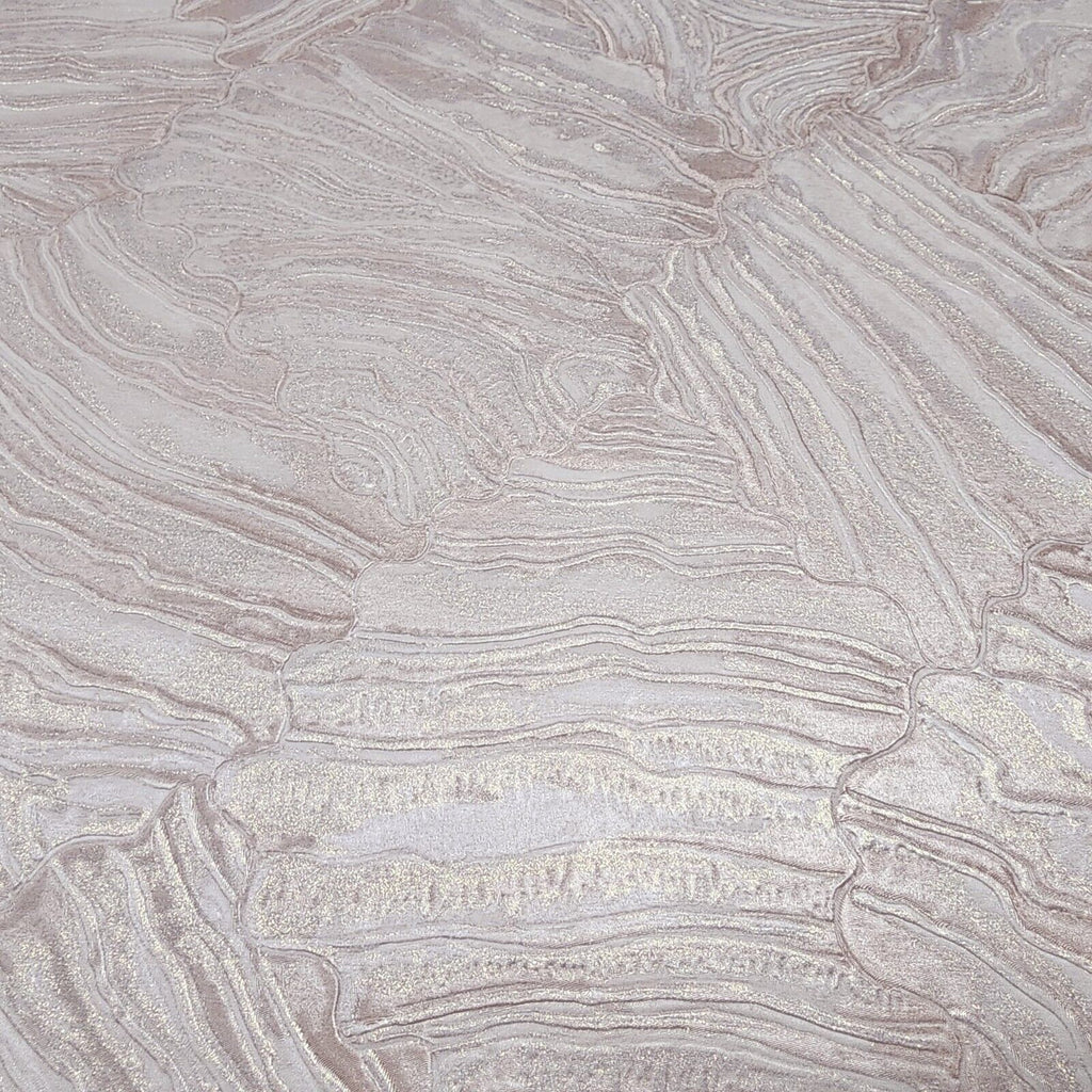 M25026 Pink rose gold metallic textured shell tile faux plaster Contem ...