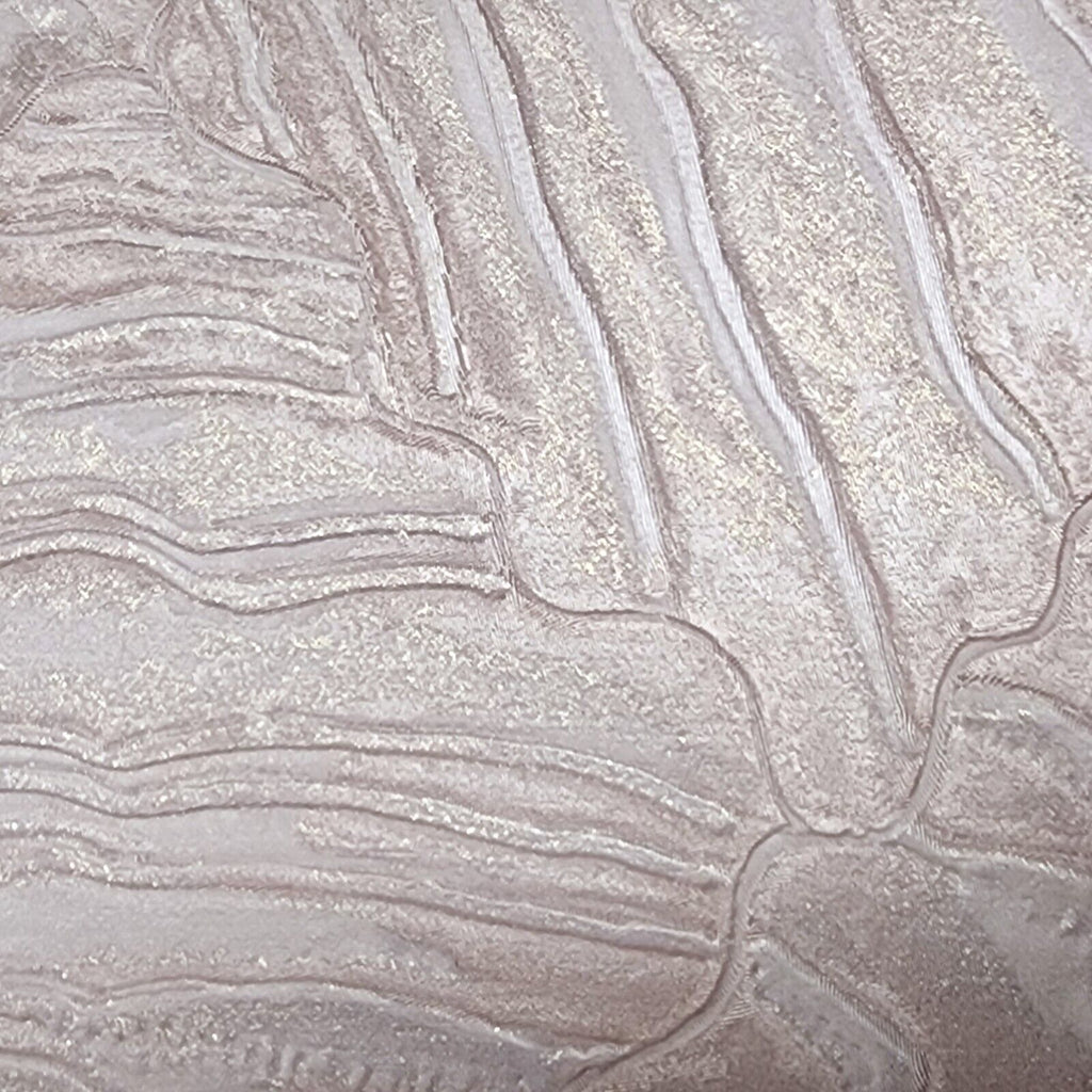 M25026 Pink rose gold metallic textured shell tile faux plaster Contem ...