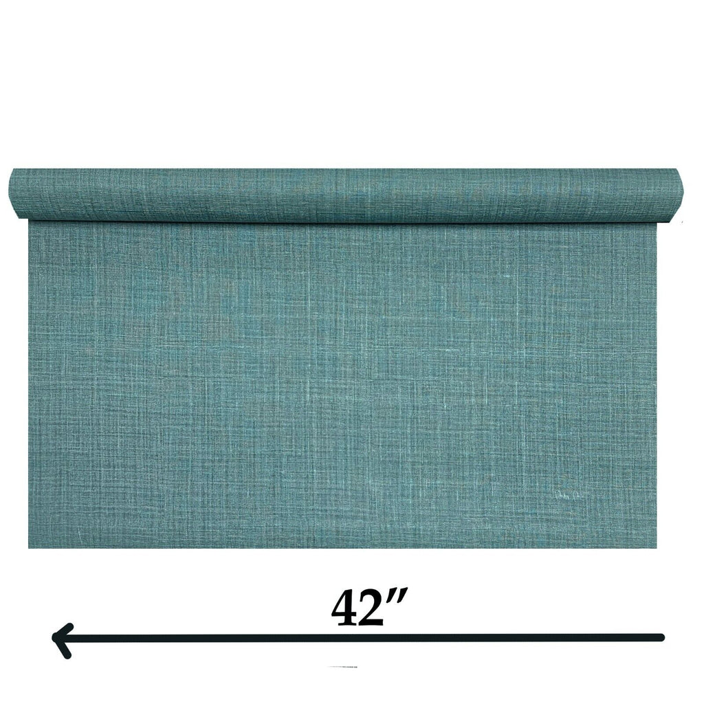 Z80057 Plain dark emerald green woven faux fabric grass sack cloth tex ...