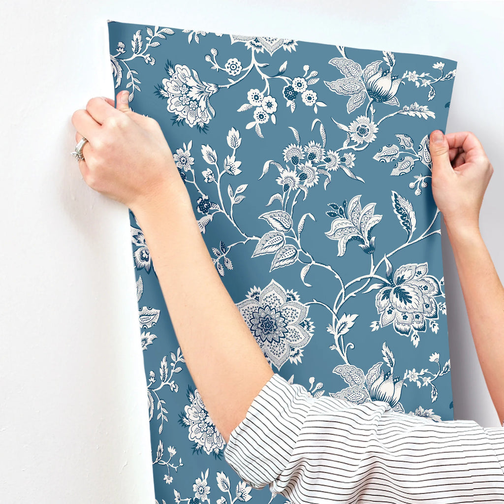 RT7821 Sutton Blue Wallpaper – wallcoveringsmart