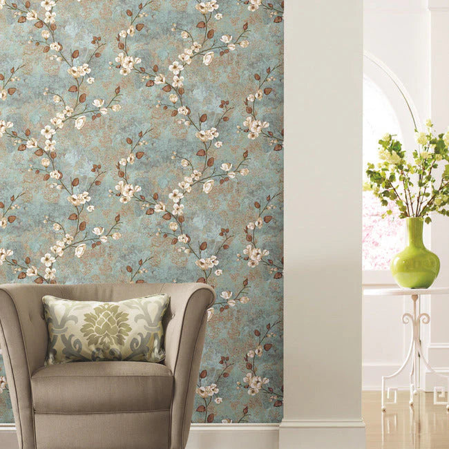 TB4314 Dogwood Sure Strip Wallpaper – wallcoveringsmart