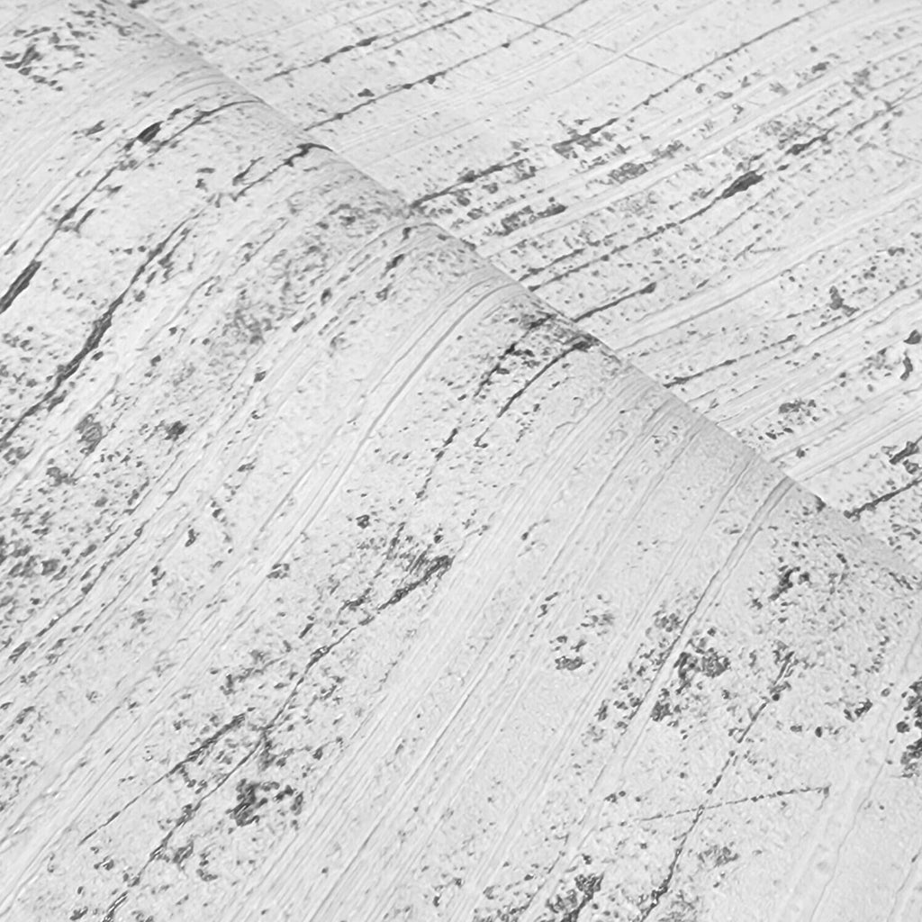 WMNF23209201 White silver metallic cracks lines faux distressed plaste ...