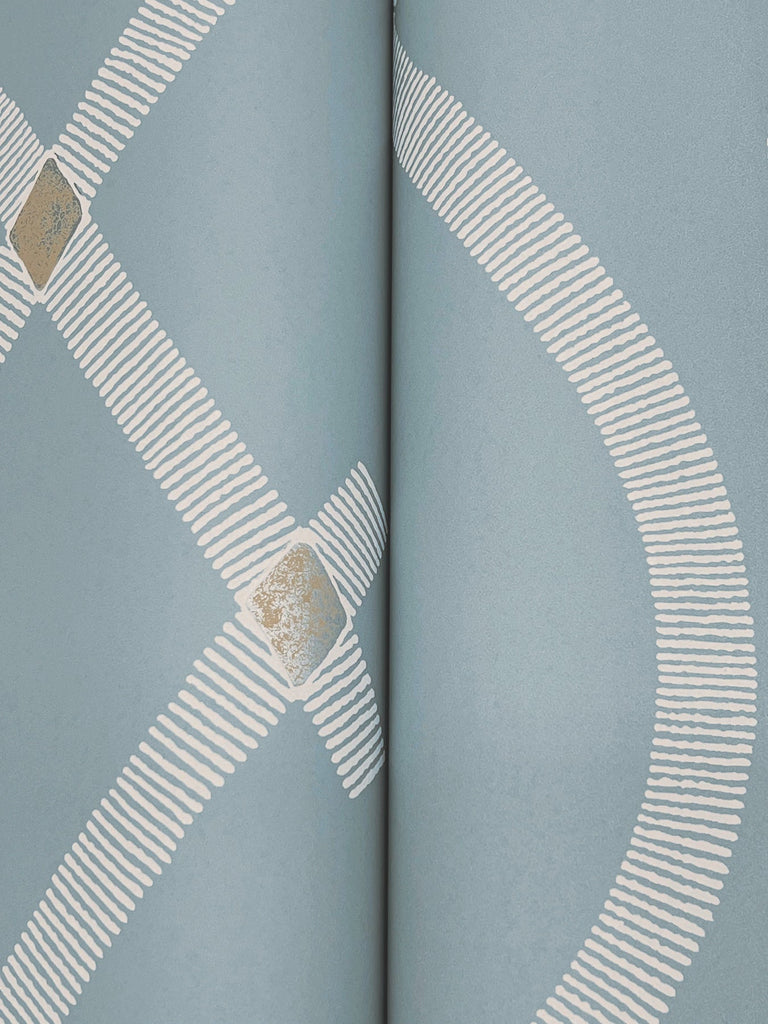 ZA8035 Ellena Blue Wallpaper – wallcoveringsmart