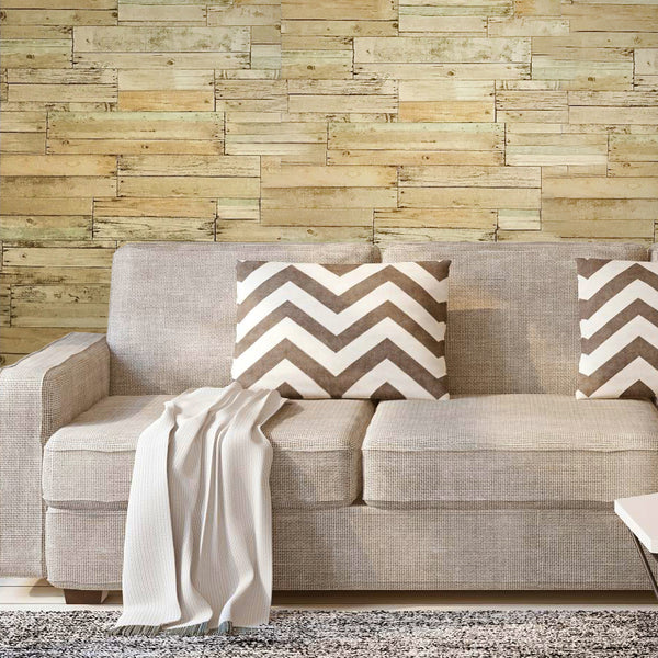 5564-05 Rustic Distressed Wood Barn Brown Wallpaper – wallcoveringsmart