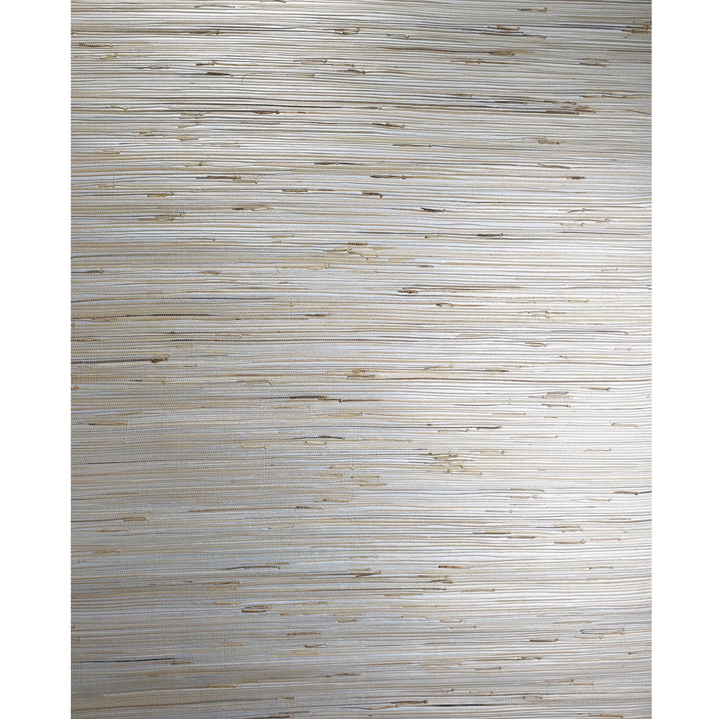 WM3302724 Natural Grasscloth Silver Metallic beige Wallpaper ...