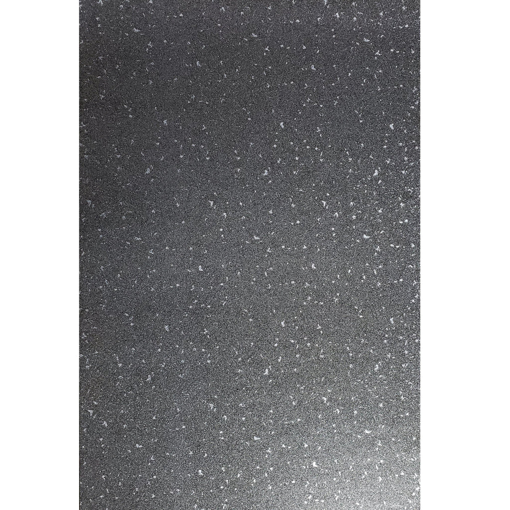 K904 Silver metallic charcoal gray Chip Stone Natural Mica Plain Wallp ...