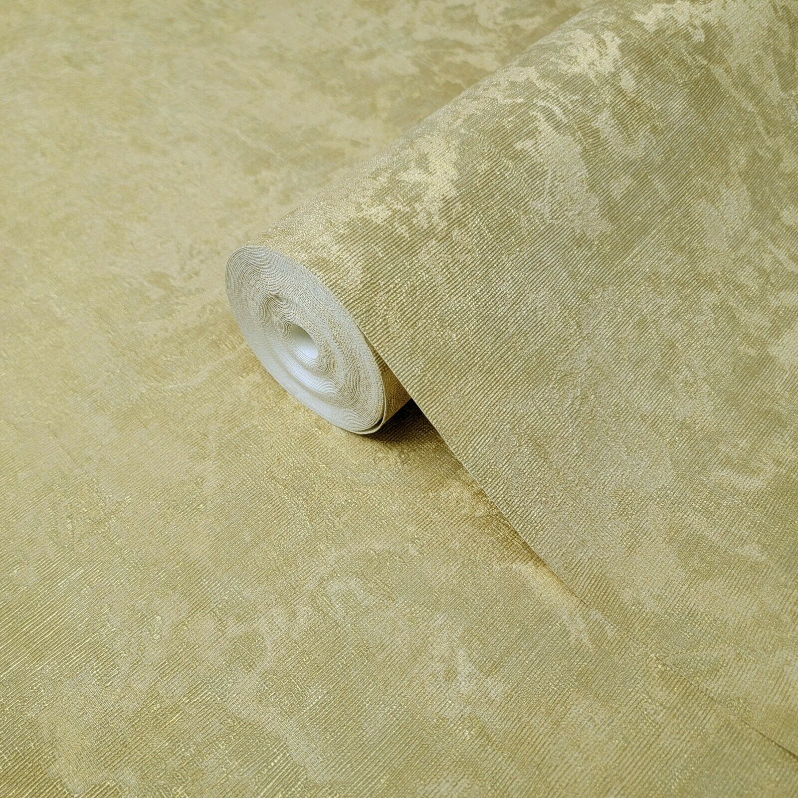 Plain Metallic Gold Wallpaper