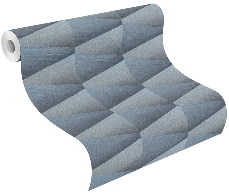 4096-554656 Shae Indigo Geo Wallpaper – wallcoveringsmart