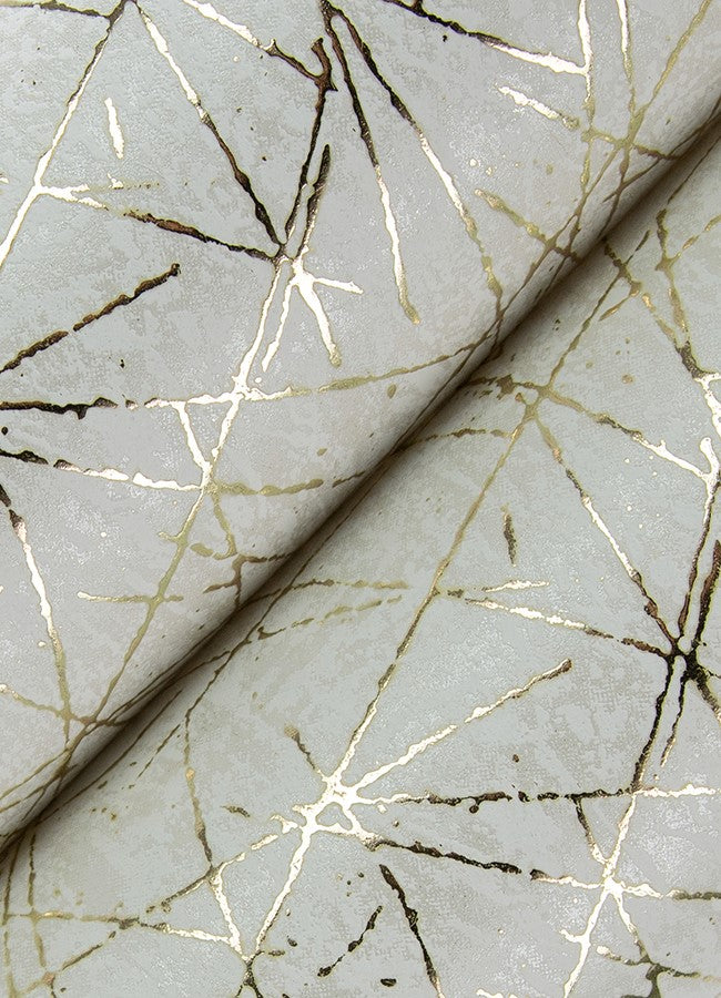 4105-86631 Bulan Champagne Abstract Lines Wallpaper – wallcoveringsmart