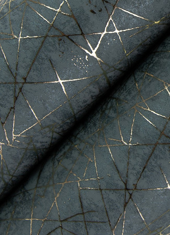 4105-86634 Bulan Dark Blue Abstract Lines Wallpaper – wallcoveringsmart