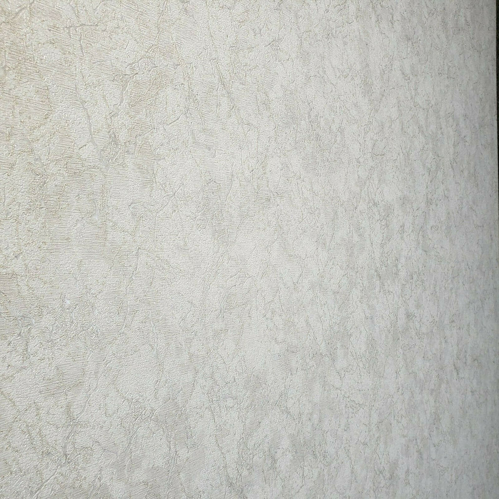 8597-06 Ivory off white faux stone plaster cracks Plain Textured Wallp ...