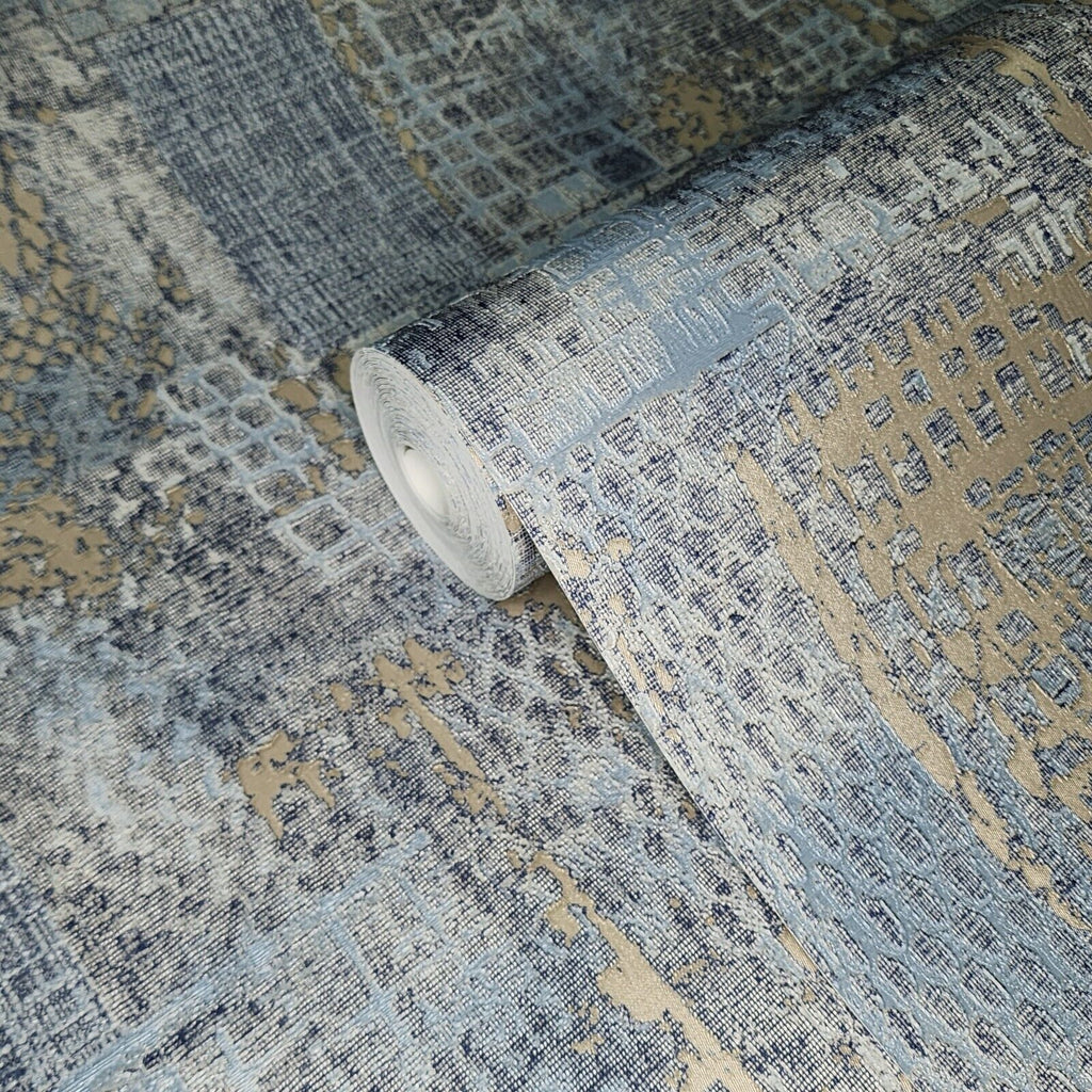 Blue Gray Metallic Background