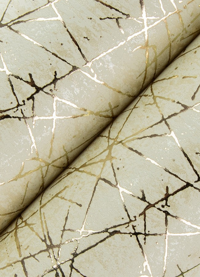 4105-86632 Bulan Gold Abstract Lines Wallpaper – wallcoveringsmart