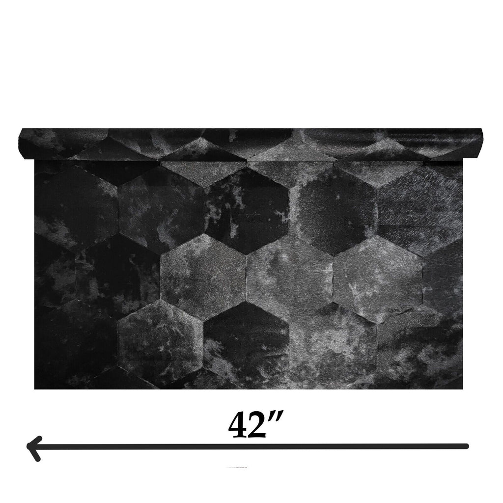 Z80001 Philipp Plein Contemporary Geometric Hexagon black wallpaper fa ...