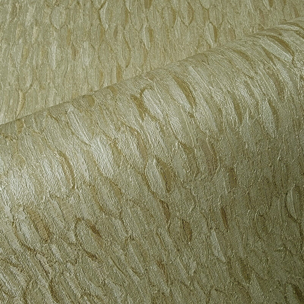 M50028 Contemporary Gold metallic fish scale tile pattern textured mod ...