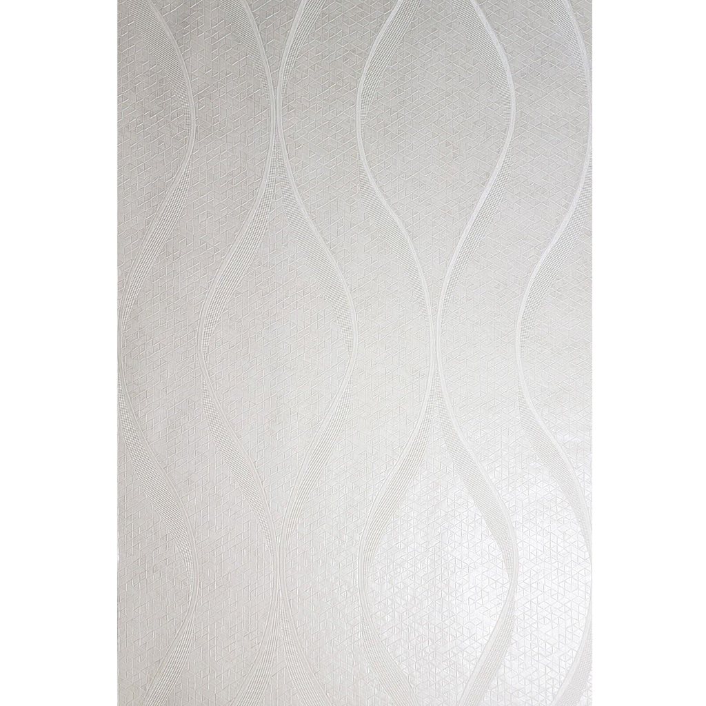 M50008 Contemporary Off white cream tiles wavy lines textured waves mo ...