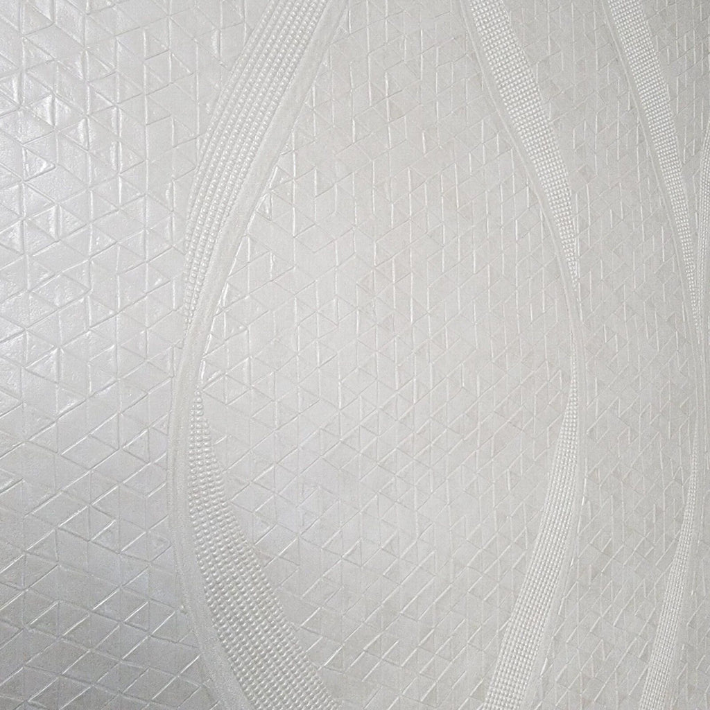 M50008 Contemporary Off white cream tiles wavy lines textured waves mo ...