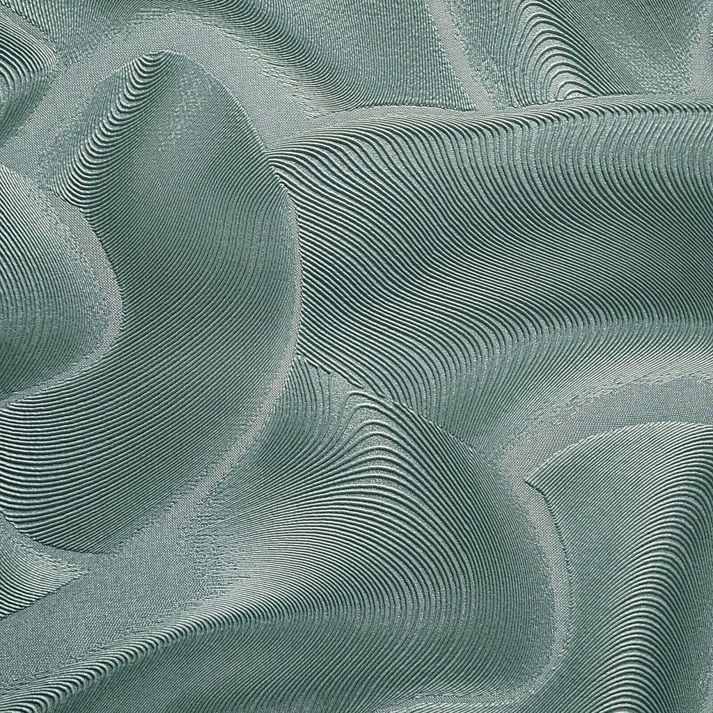 Z64815 Contemporary teal blue wallpaper textured faux wavy silk fabric ...