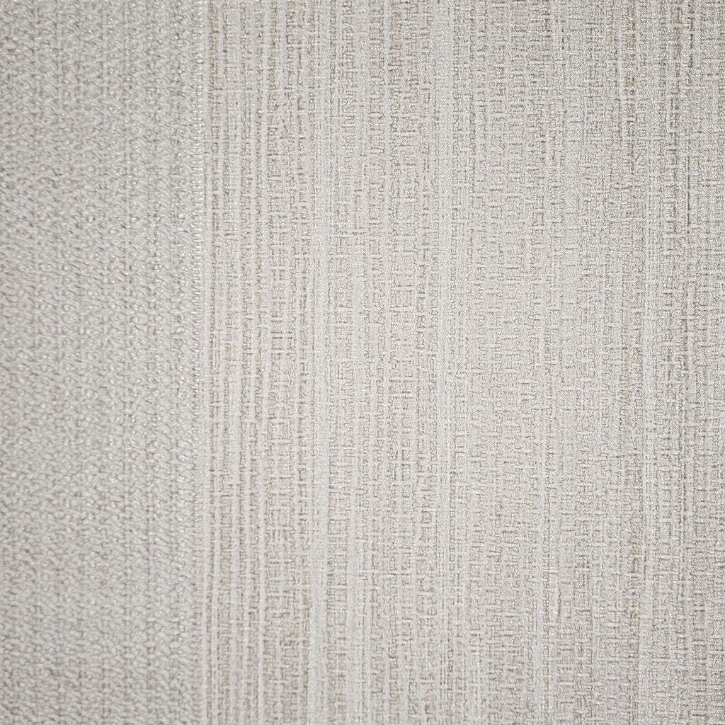 Z44913 Grayish tan off white cream striped faux sackcloth grasscloth t ...