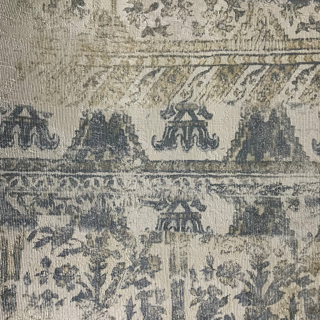 310030 Wallpaper Rustic white Blue faux vintage Rug carpet Textured Mo ...