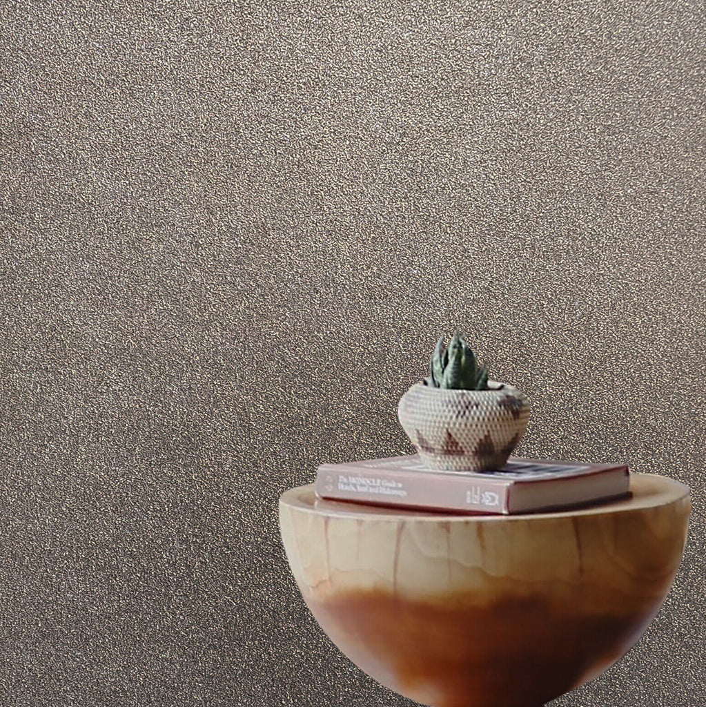 C2101 Matt Taupe Big Chip Natural vermiculite Mica sparkles Wallpaper ...